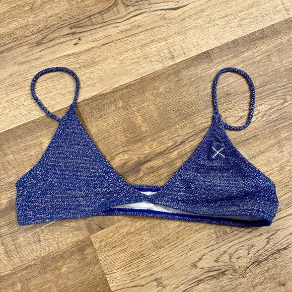 Boutine LA | Swim | Boutine La Bikini Top Sapphire Shimmer | Poshmark